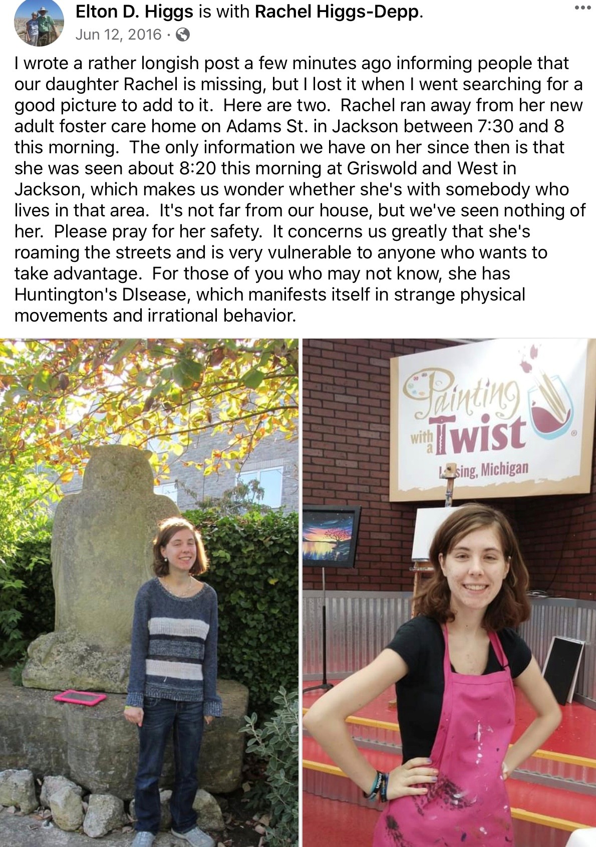 Rachel H – JHD Initiative